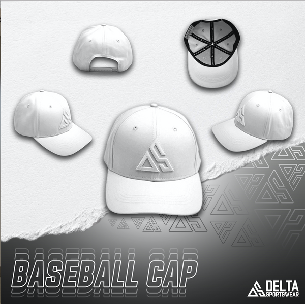 DELTA Signature Logo Classic Cap (White) – Delta Sportswear Philippines